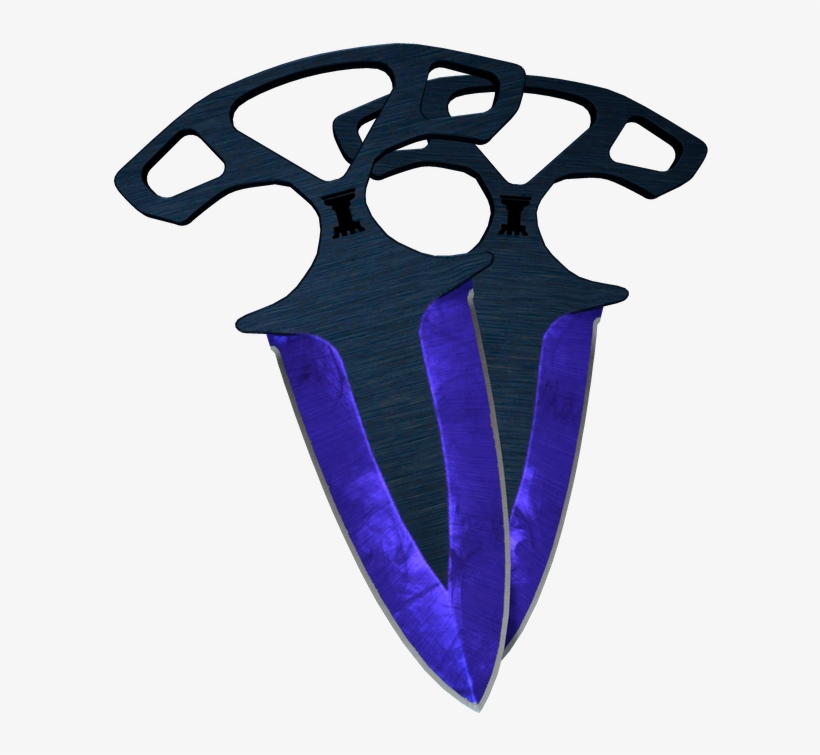 S875-sapphire - Shadow Daggers Violet - 640x714 PNG Download - PNGkit