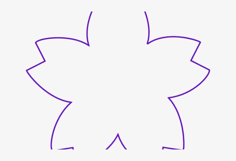 Purple Rose Clipart Leaf Outline - Clip Art - 640x480 PNG Download - PNGkit