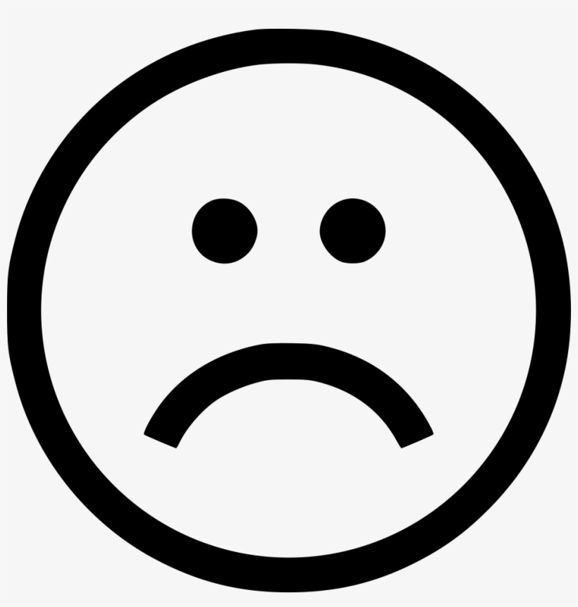 Png File Svg - Worried Face Clipart Black And White - 980x982 PNG ...