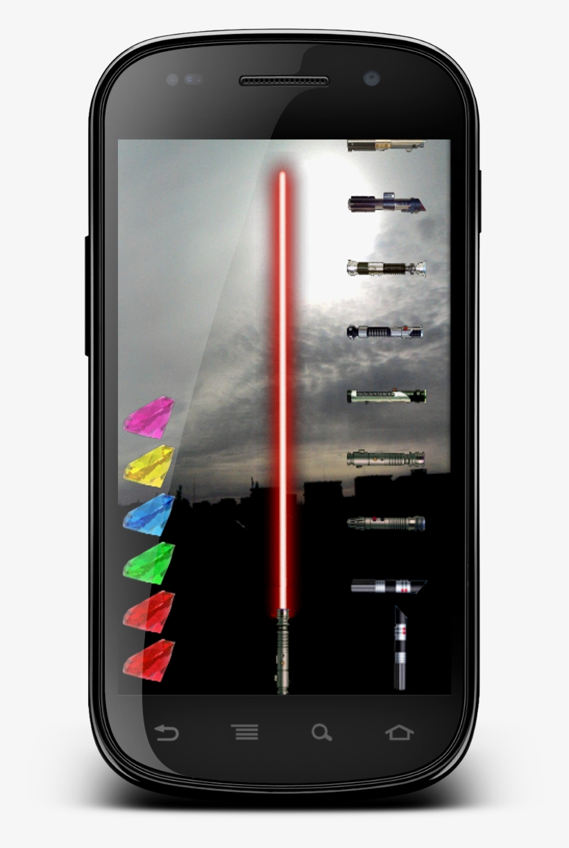 Augmented Lightsaber - Iphone - 749x1308 PNG Download - PNGkit