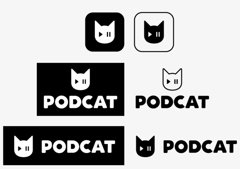 The Wordmark Is A Perfect Combination Of Both Podcasts - Illustration ...
