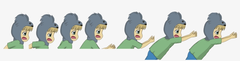 Boy's Side Jump - Cartoon - 1600x332 PNG Download - PNGkit
