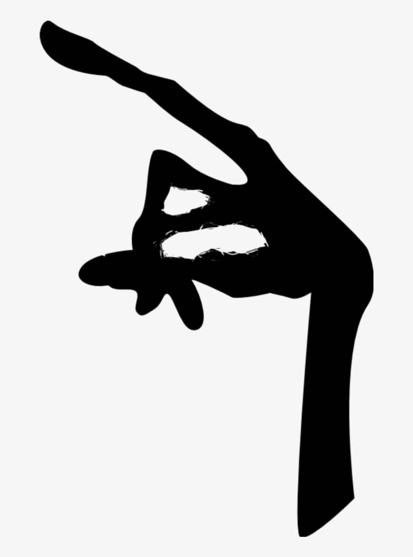 Ftestickers Et Extraterrestrial Hand Silhouette - Et Hand Sign ...