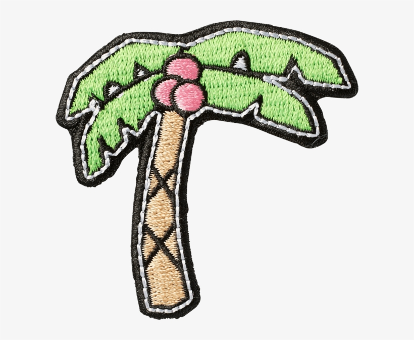 Patches - Palm Tree Sticker Png - 600x593 PNG Download - PNGkit