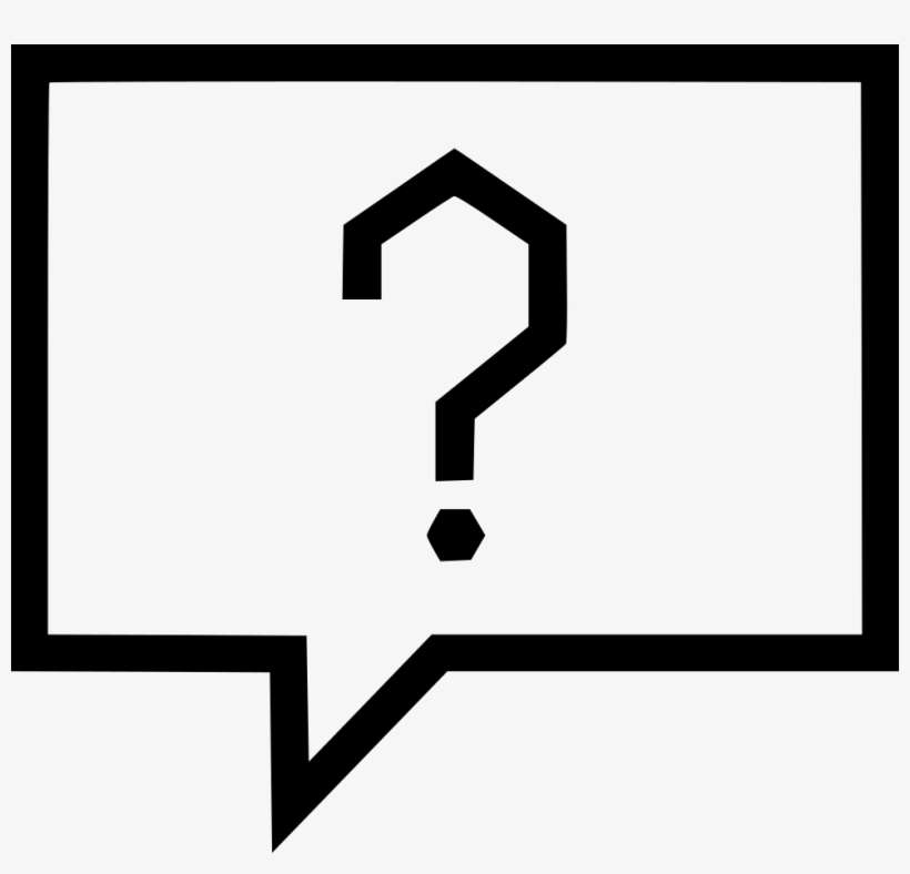 Message Bubble Conversation Talk Question Comments - Sign - 980x894 PNG ...