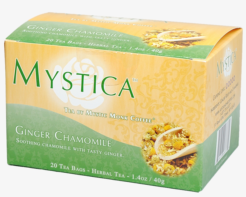 Ginger Chamomile Tea, Tea - Mystic Monk Mystica Teas - Mystica Ginger ...