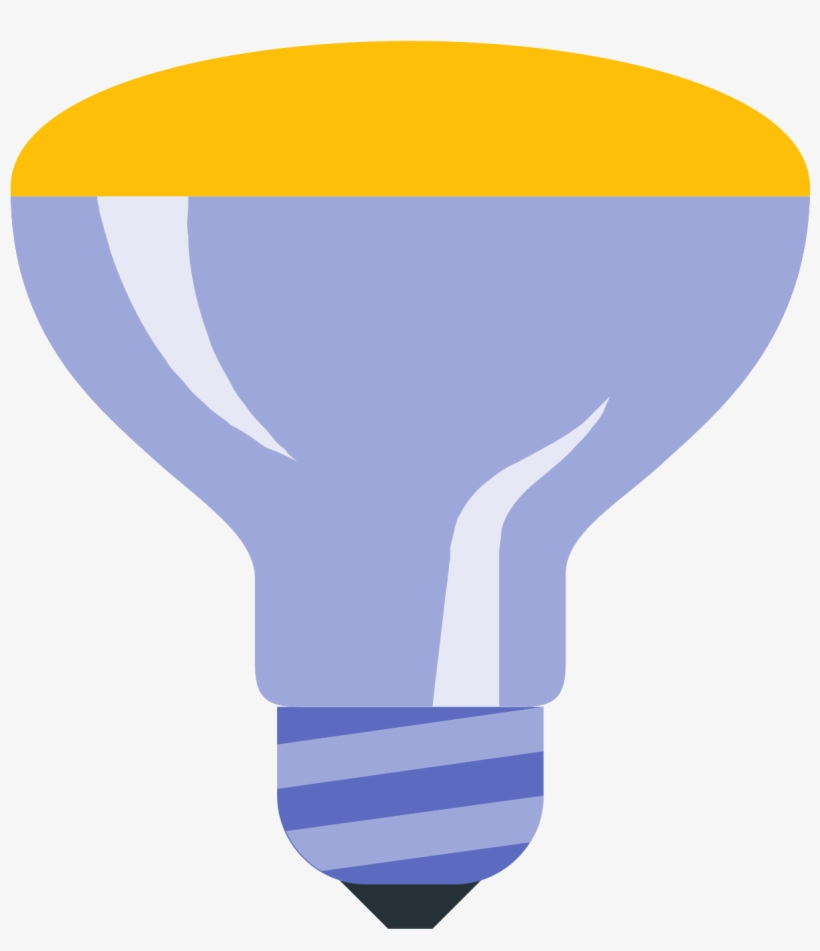 Mirrored Reflector Bulb Icon - Incandescent Light Bulb - 1600x1600 PNG ...