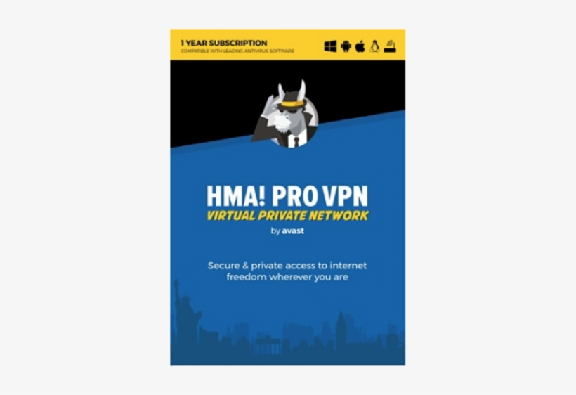 Avast Hma Pro Vpn 2018 Unlimited, For Pc/mac, Product - 500x500 PNG ...