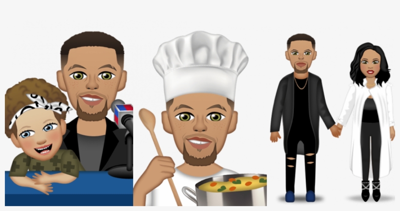 Riley Curry Rules Stephen's Emoji App - Riley Curry Emoji - 1150x550 ...