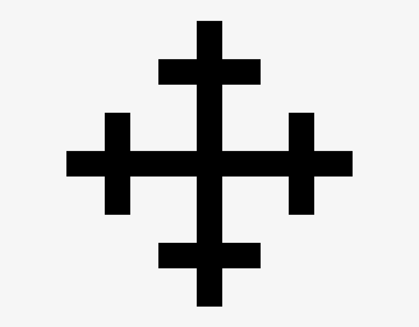 Cross Crosslet Heraldry - Cross Crosslet - 600x600 PNG Download - PNGkit