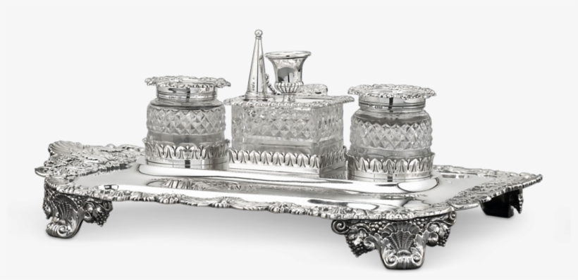 Paul Storr George Iii Silver Inkstand - Scale Model - 1351x1080 PNG ...
