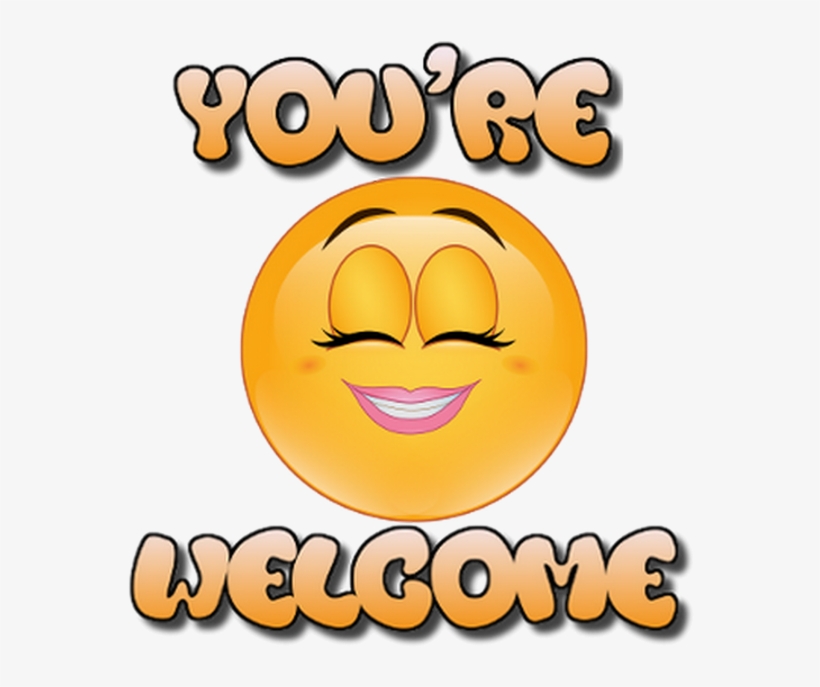 Emoji World You're Welcome - Smiley - 618x618 PNG Download - PNGkit