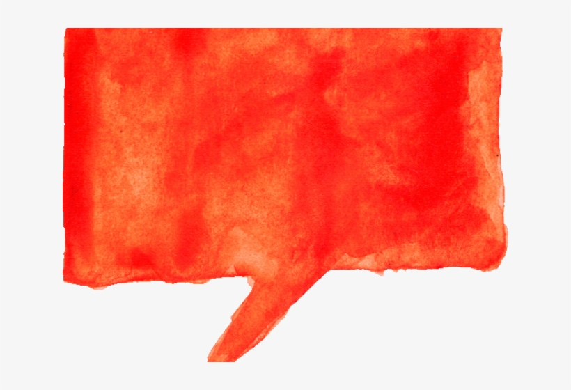 Speech Bubble - Watercolor Paint - 640x480 PNG Download - PNGkit