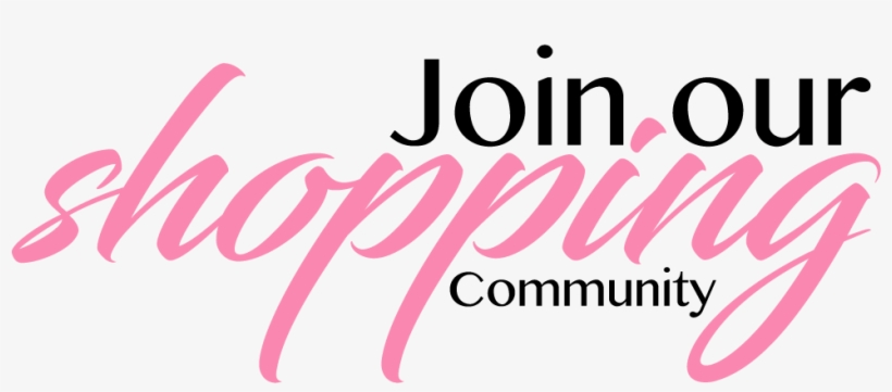 Join Our Shopping Community - Calligraphy - 1366x768 PNG Download - PNGkit