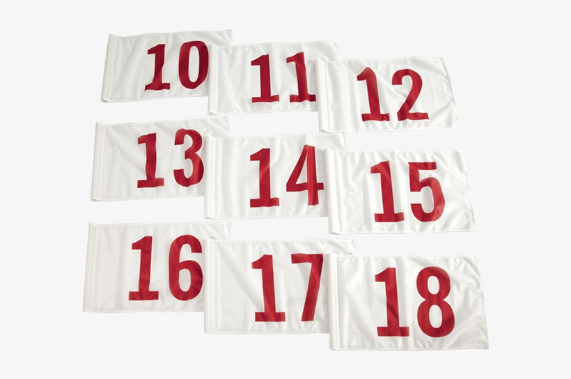 Custom Golf Flags Available In Two Different Sizes - Number - 600x600 ...