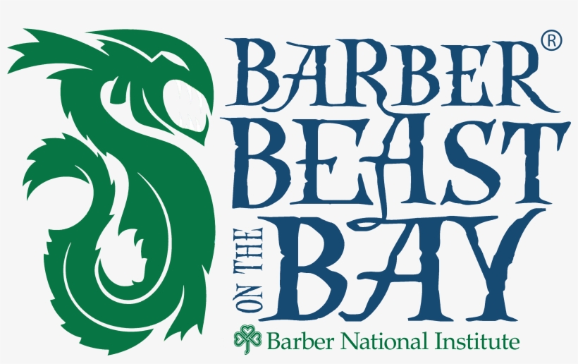 Beast Logo Green Navy - Barber National Institute - 4945x2299 PNG ...