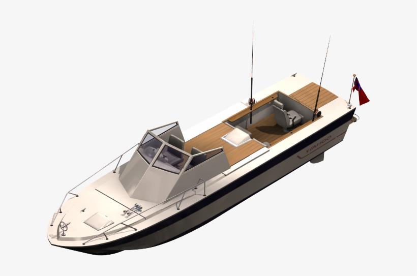 Fishing Boat - Revit Boat - 743x597 PNG Download - PNGkit