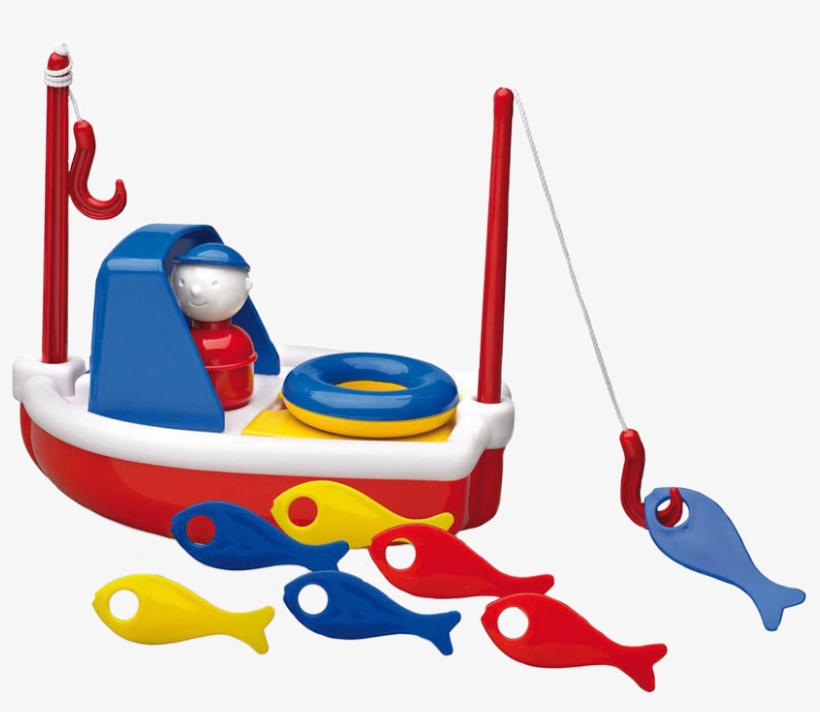 Fishing Boat - Bath Toy Fishing Boat - 1000x1000 PNG Download - PNGkit