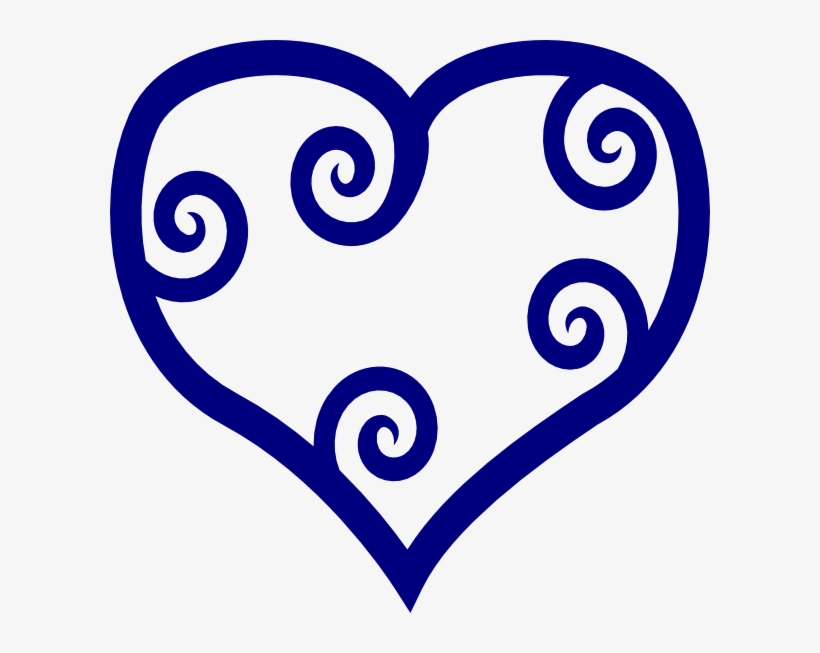 Blue Heart Svg Clip Arts 600 X 573 Px - 600x573 PNG Download - PNGkit