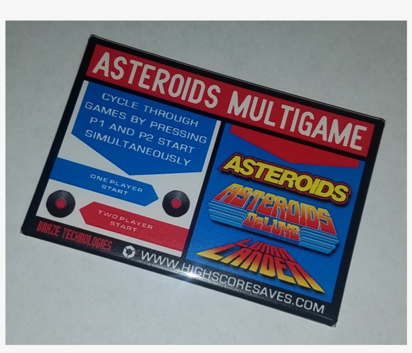 Asteroids Multigame Instruction Magnet Highscoresaves - Missile ...