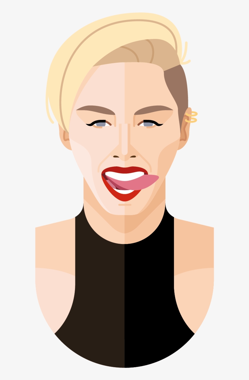 Miley Cyrus Poster - Illustration - 1191x1684 PNG Download - PNGkit