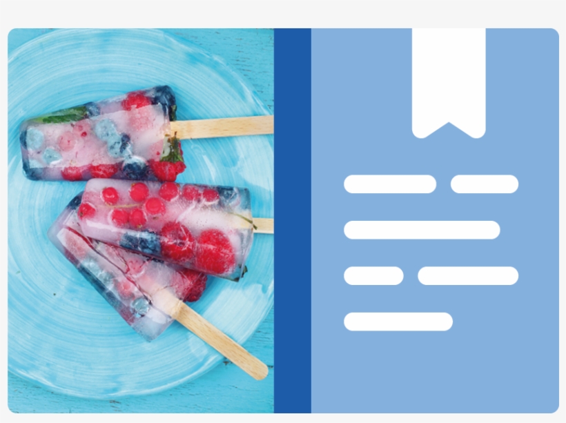 Berry And Mint Popsicles - 1200x900 PNG Download - PNGkit