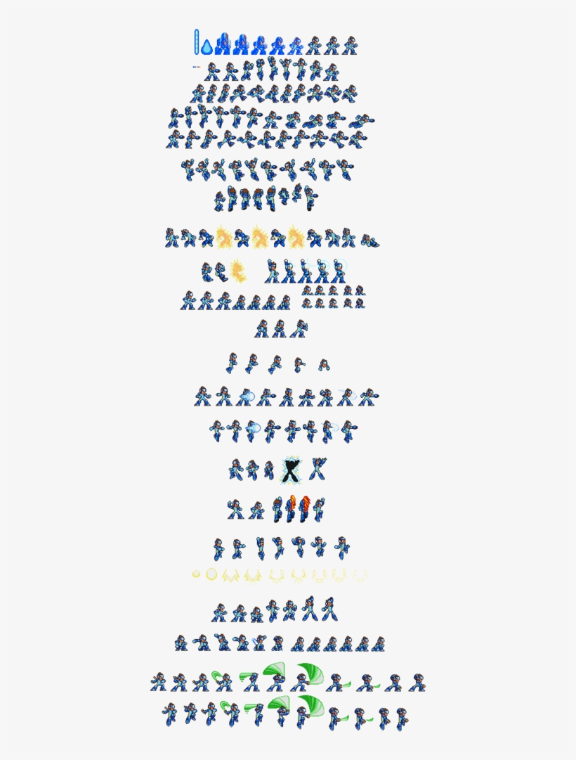 Megaman X Armor Sprites