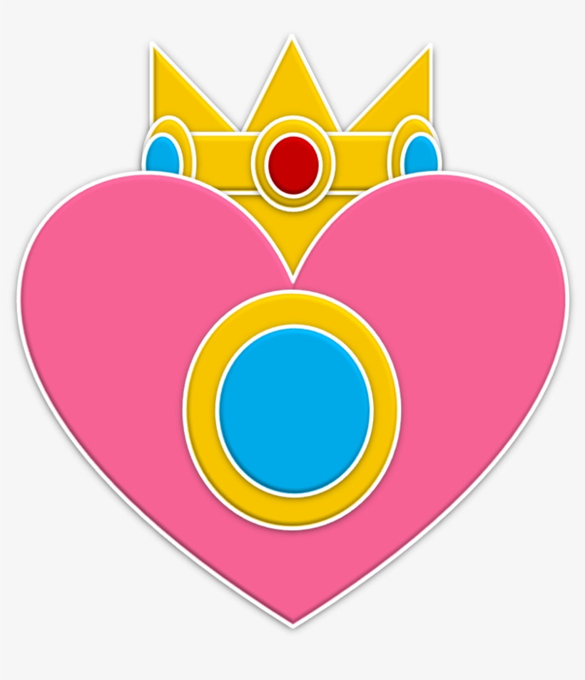 Peach Monarchs Emblem By Rafaelmartins - Princess Peach Crown Logo ...