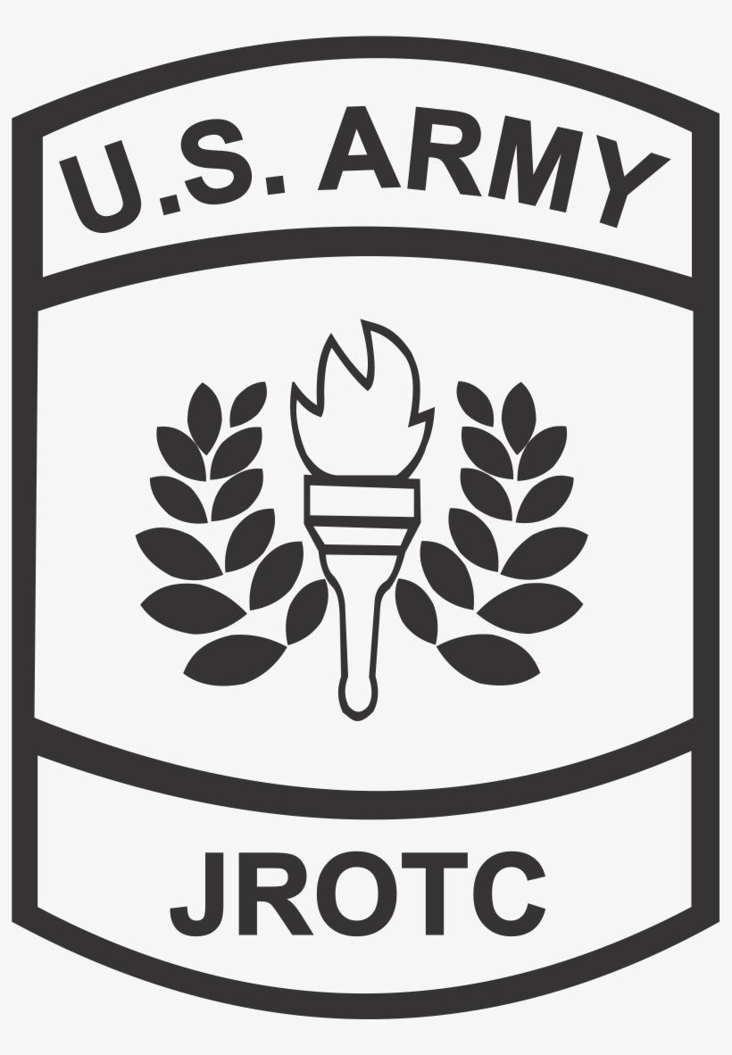 Us Army Jrotc - Us Army Jrotc Black And White - 793x1102 PNG Download ...