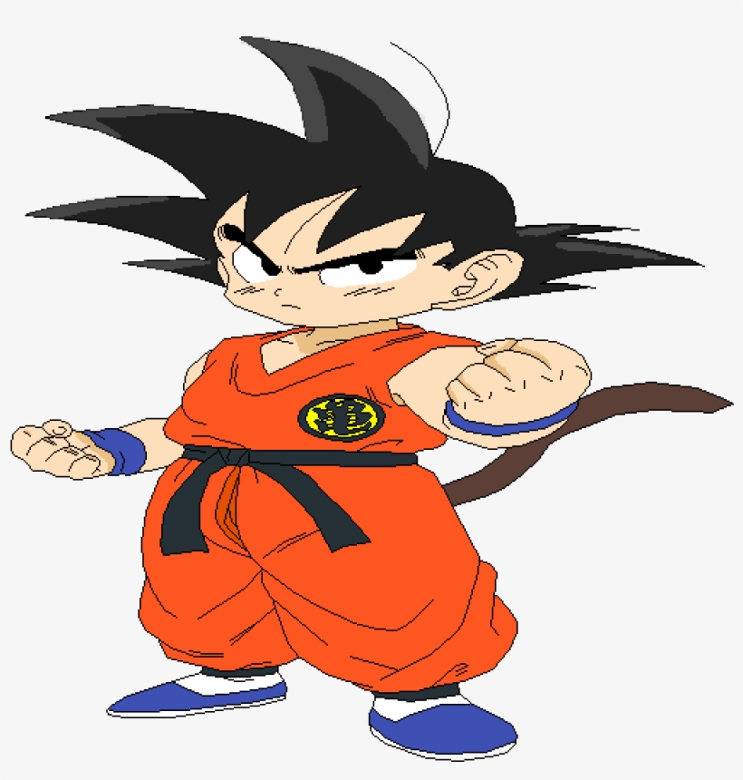 Kid Goku - Cartoon - 1000x1000 PNG Download - PNGkit