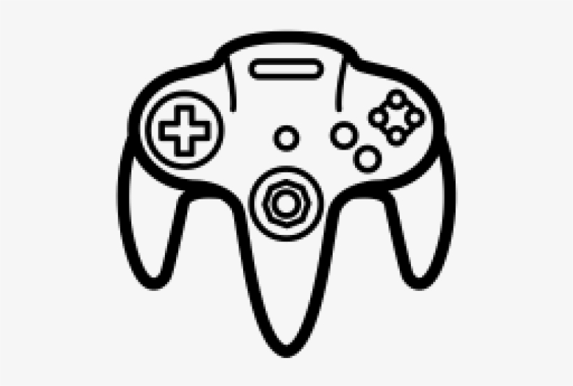 Drawn Controller N64 - Game Controller Icon - 640x480 PNG Download - PNGkit
