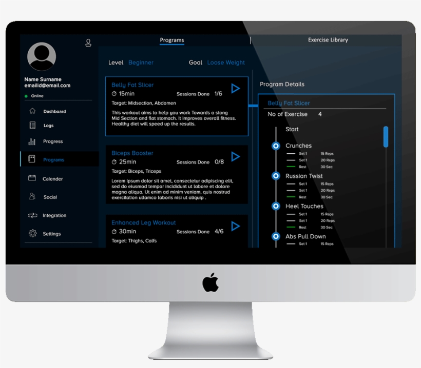 Top Workout Program - Imac 21.5 Inch Computer - 1200x800 PNG Download ...