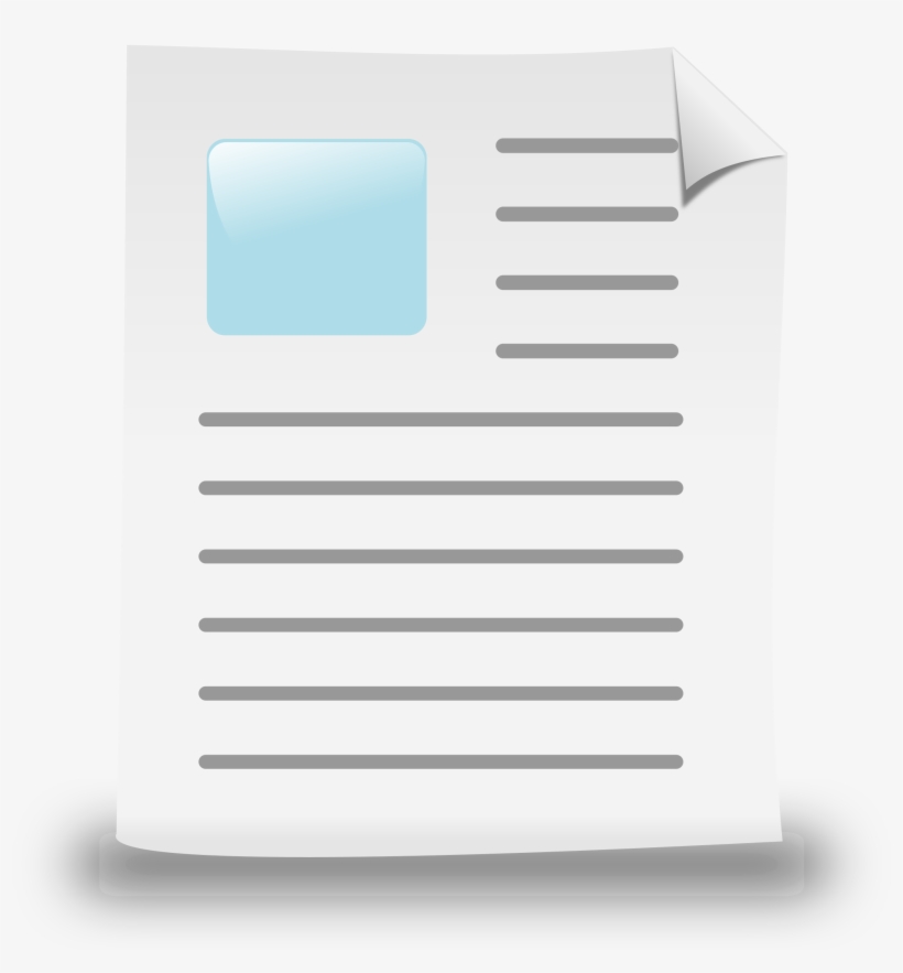 Big Image - Document Clip Art - 2400x2400 PNG Download - PNGkit