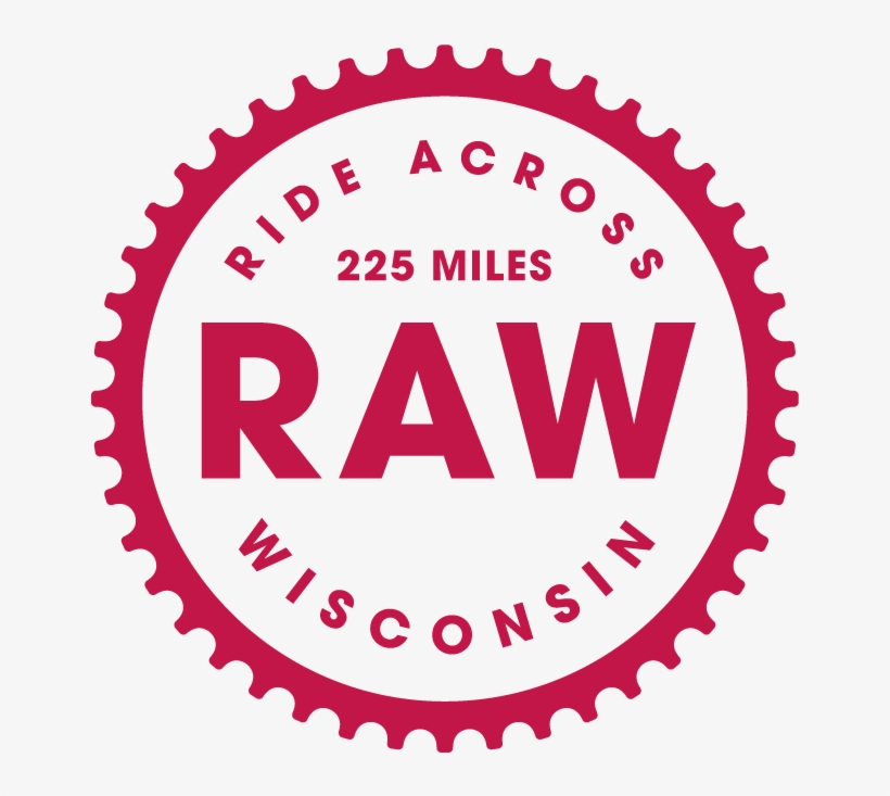 Raw Logo Red - Ride Across Wisconsin 2019 - 689x689 PNG Download - PNGkit