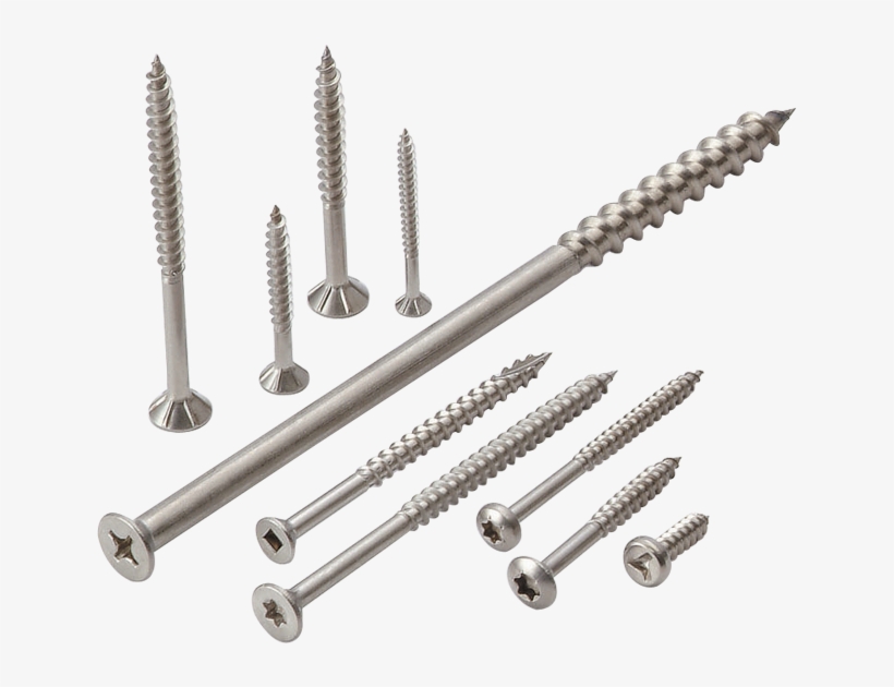 Download Transparent Stainless Steel Screw - Marking Tools - PNGkit