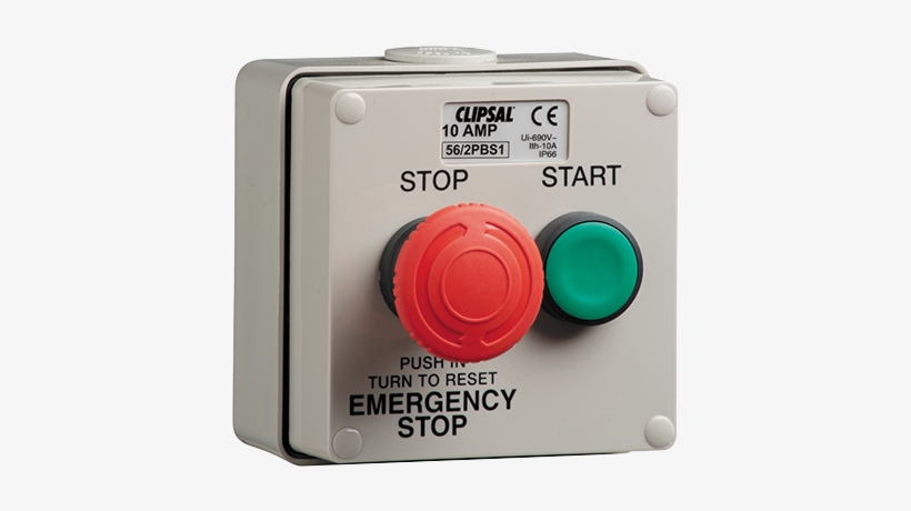 Push Button Control Station, 10a, Ip66 - Emergency Stop Start Button ...