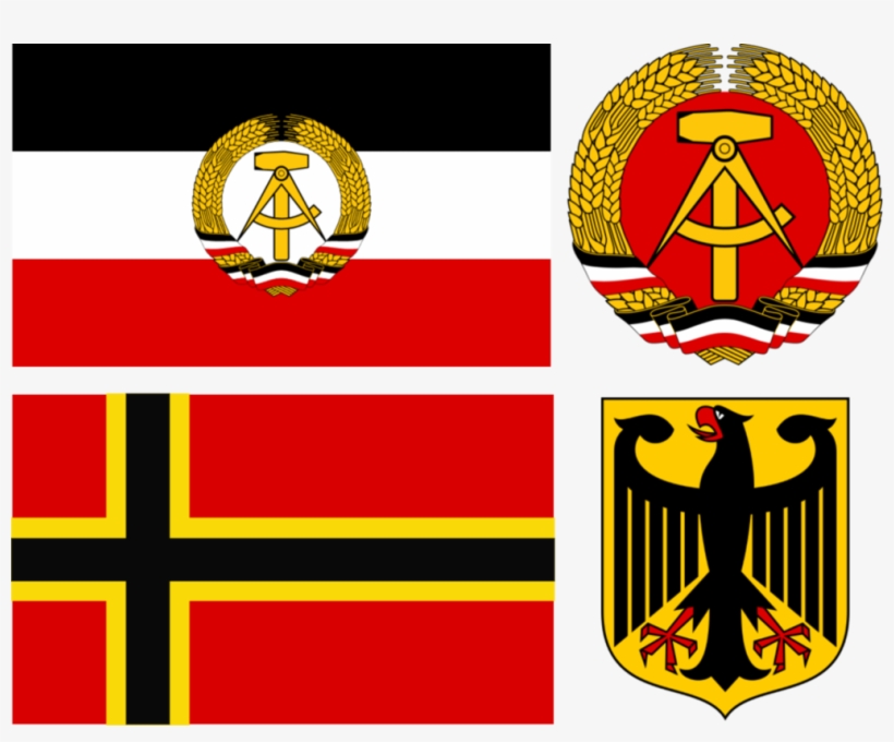 East Germany Flag Clipart Person - East Germany And West Germany Flags ...