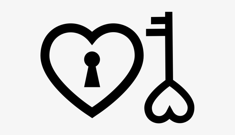 Heart Key Logo - 600x600 PNG Download - PNGkit