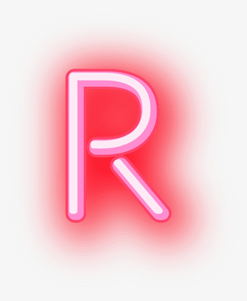 Download Transparent R Letters Neon Glowing Words Ela Grammer Cool ...