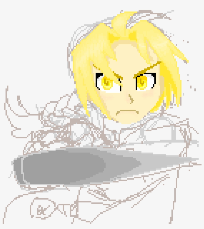 Edward Elric - Illustration - 1200x1200 PNG Download - PNGkit