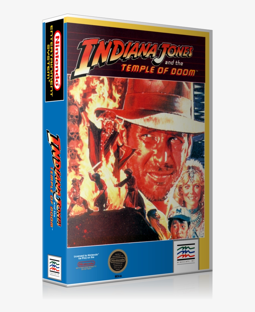 Nes Indiana Jones And The Temple Of Doom Retail Game - Indiana Jones ...