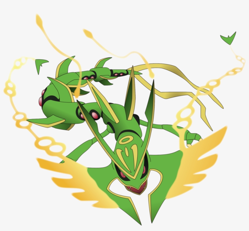 Mega Rayquaza Png - Mega Rayquaza Front View - 954x837 PNG Download ...