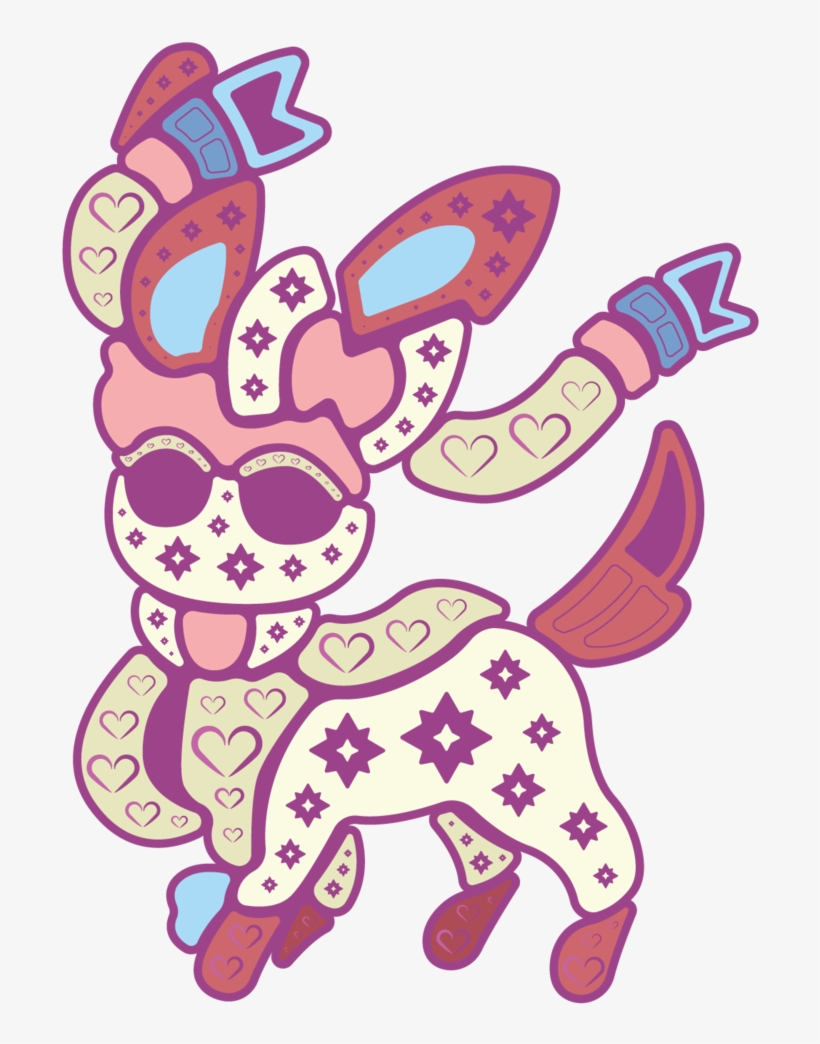 Sylveon-sticker - 1000x1294 PNG Download - PNGkit