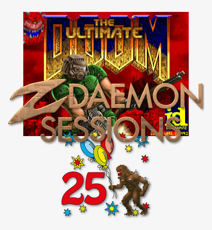 Zds-doom 25y - Doom Title Screen - 760x809 PNG Download - PNGkit