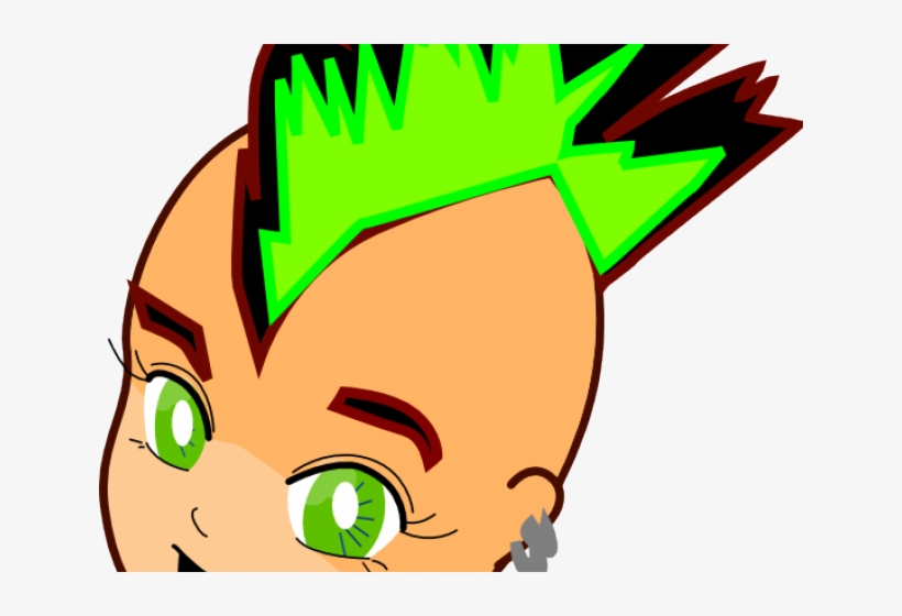 Mohawk Png - Cartoon - 640x480 PNG Download - PNGkit