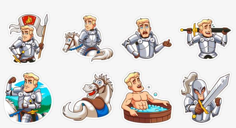 Add The Stickers On Telegram - Cartoon - 1400x700 PNG Download - PNGkit