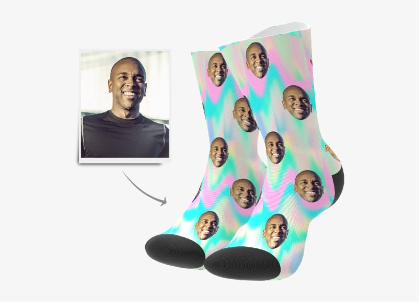 Custom Socks - Trippy - Sock - 600x600 PNG Download - PNGkit