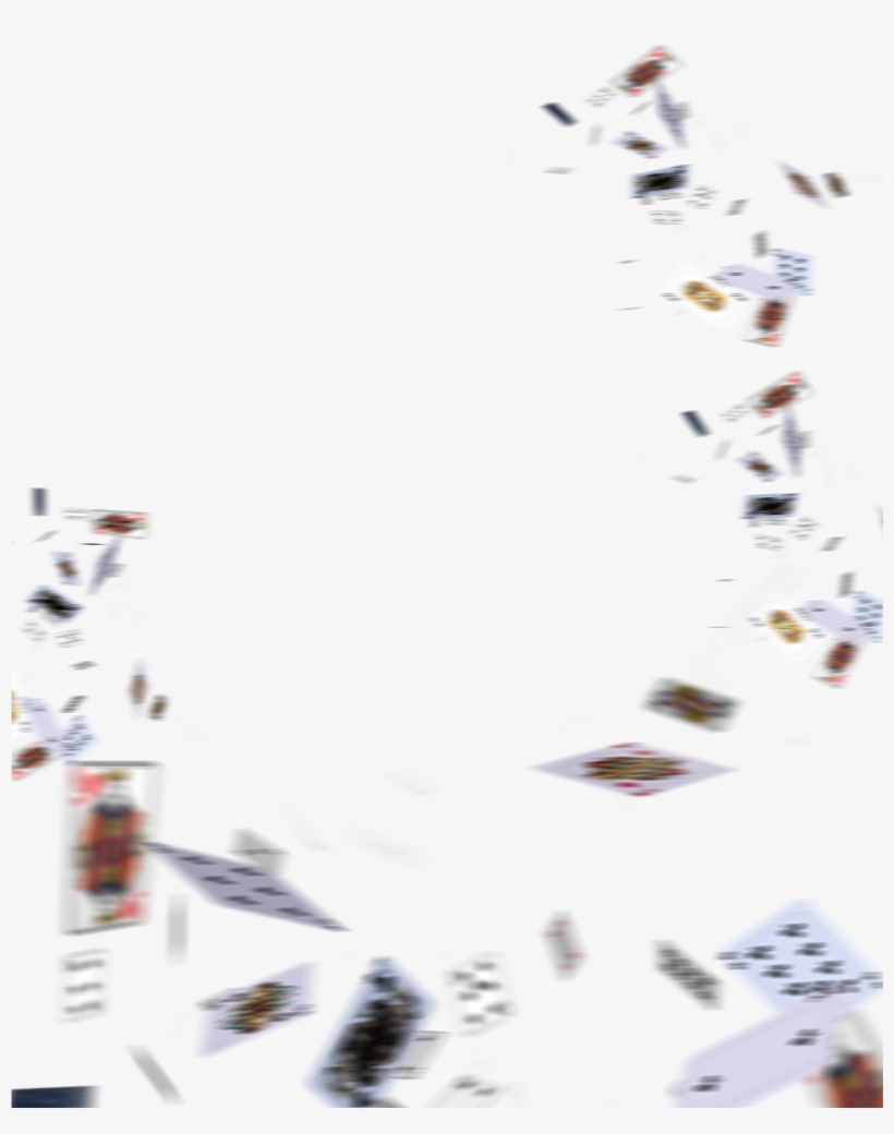 Flying Png Download - Flying Cards Png - 1440x1800 PNG Download - PNGkit