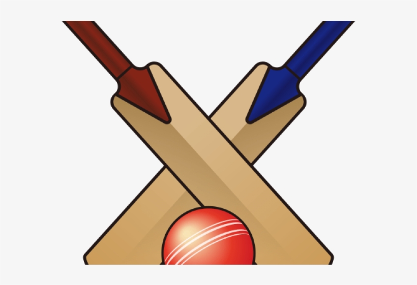 Stump Clipart Cricket Bat - Bat And Ball Png - 640x480 PNG Download - PNGkit