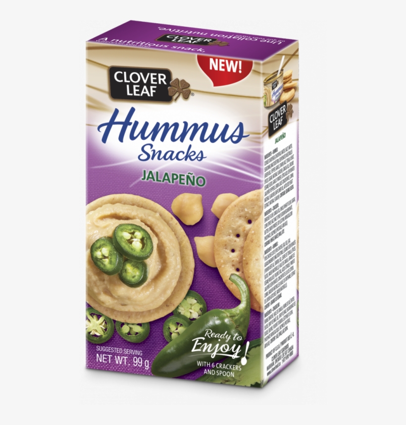 Clover Leaf's Hummus Snacks Jalapeño - Cloverleaf Hummus Snack ...